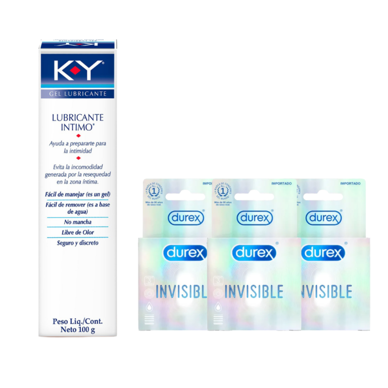 KY Gel Lubricante 100 gr + 3 Pack Invisible Durex - Banana Pop | Sex ...
